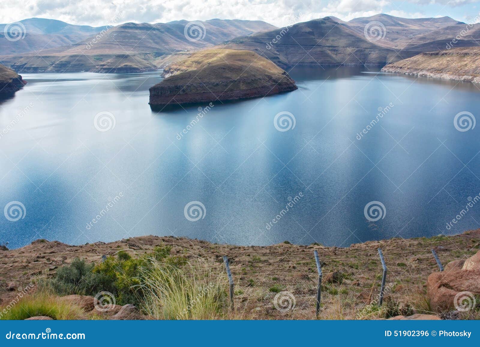 Katse Dam - panoramic view stock photo. Image of island - 51902396