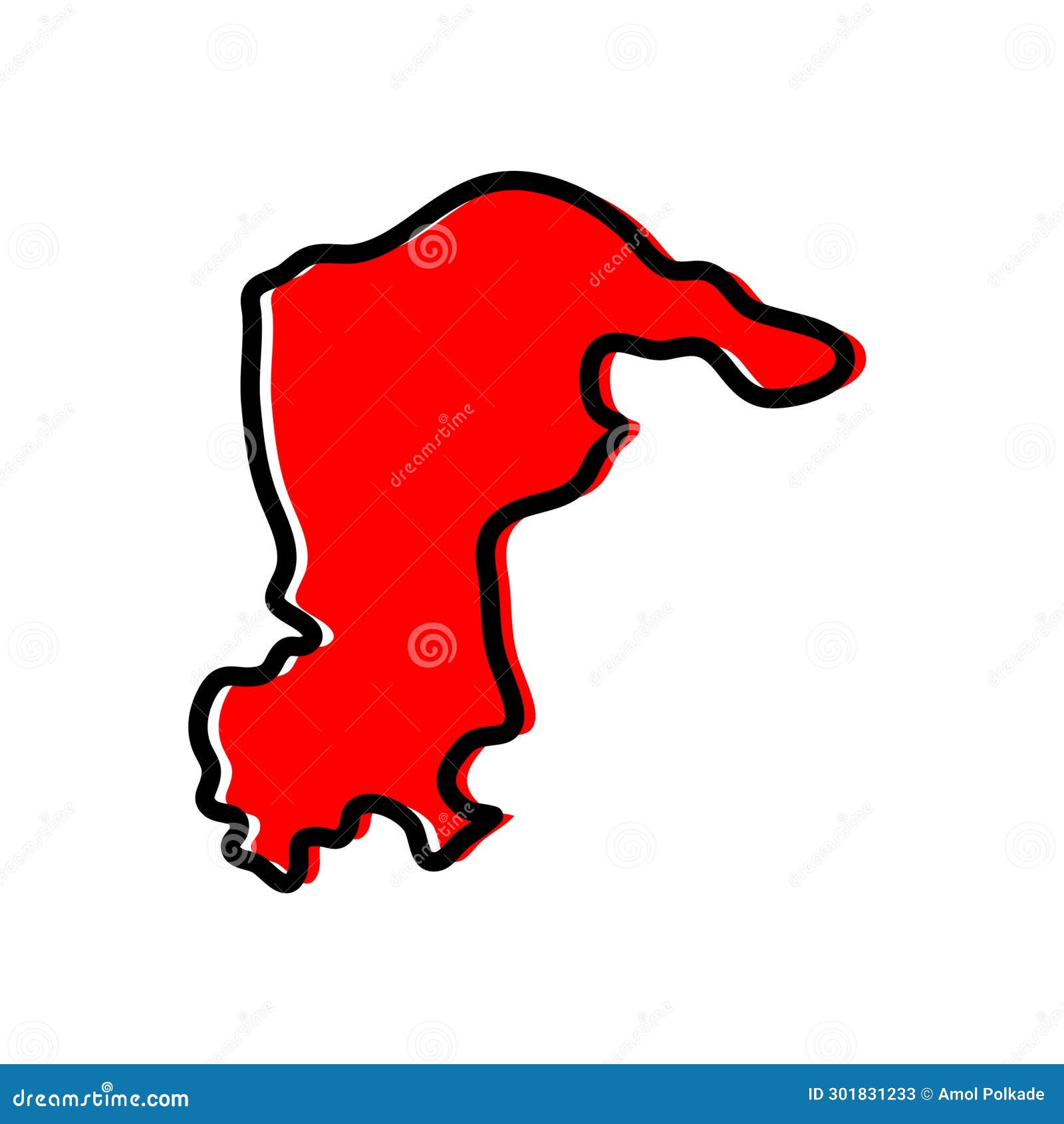Katsina State of Nigeria Vector Map Illustration Stock Illustration ...