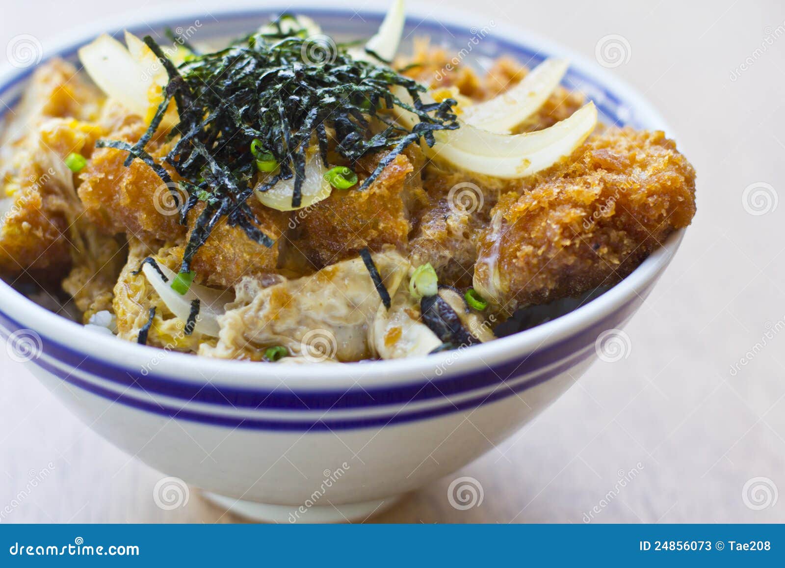 Katsudon stock image. Image of japanese, fried, background - 24856073