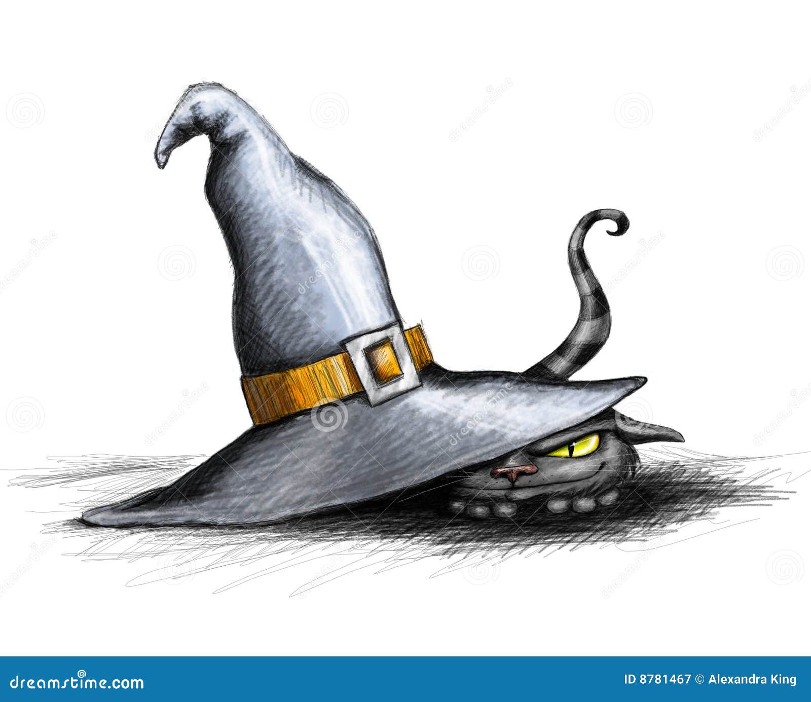 Katt halloween stock illustrationer. Illustration av ondska - 8781467
