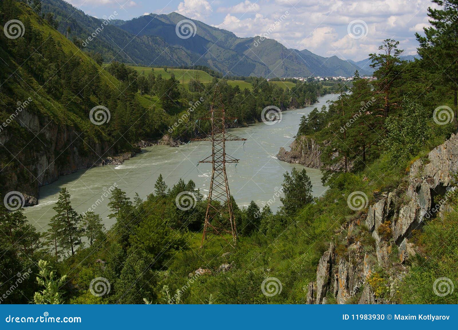 Katun stock photo. Image of summer, track, water, nature - 11983930
