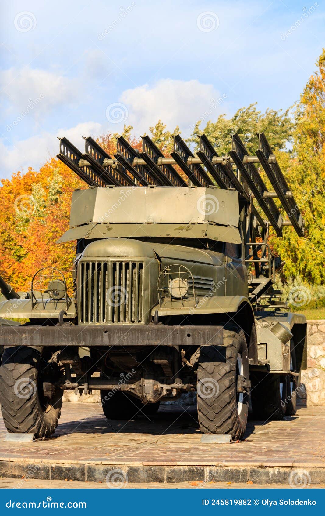 Katyusha Multiple Rocket Launcher, Ukraine Editorial Photography ...