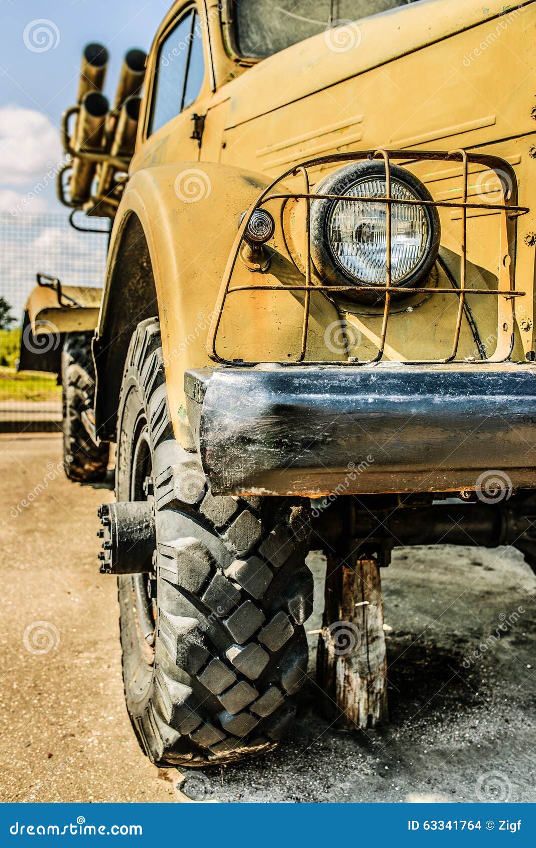 Katyusha multiple rocket stock photo. Image of launch - 63341764