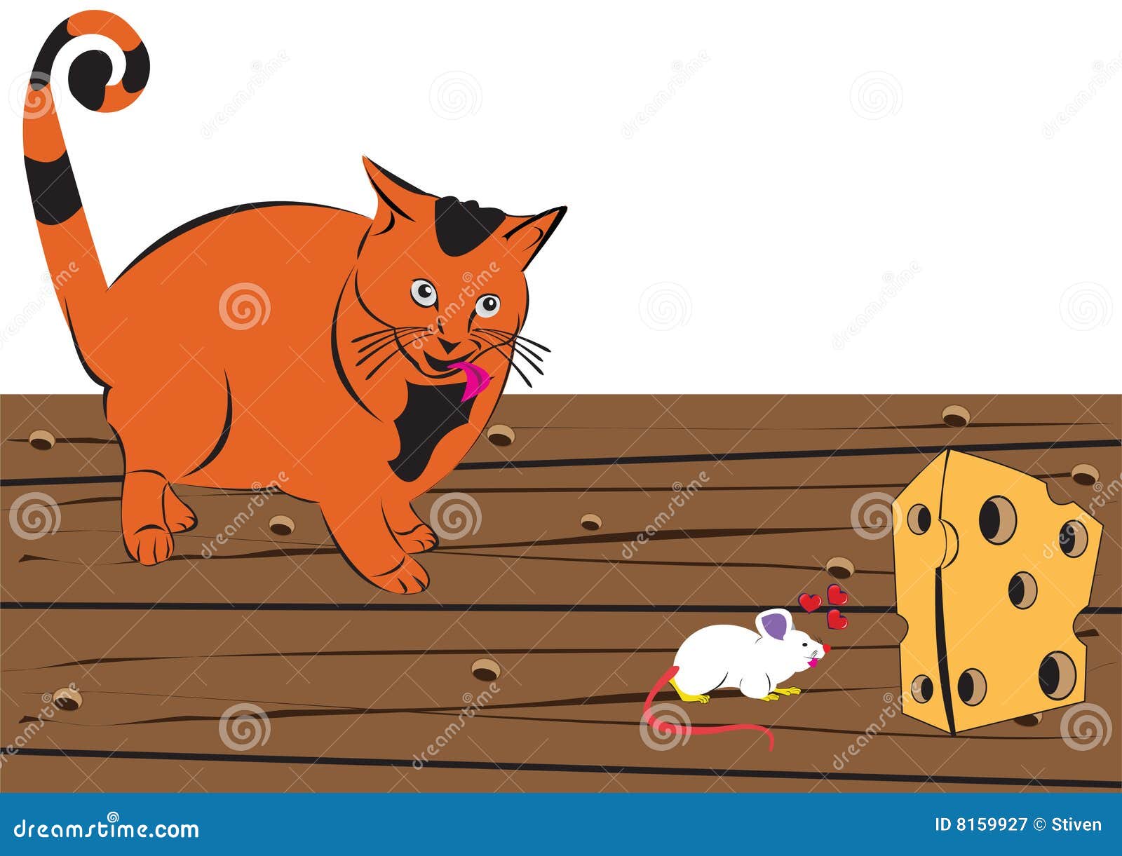 Katze Und Maus Bild. Bild: 8159927