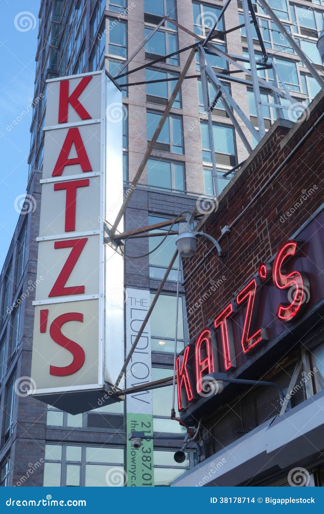 Katzs Delicatessen editorial stock image. Image of famous - 38178714