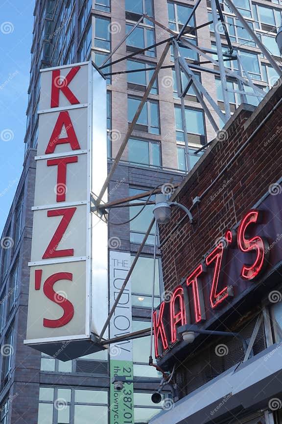 Katzs Delicatessen editorial stock image. Image of famous - 38178714