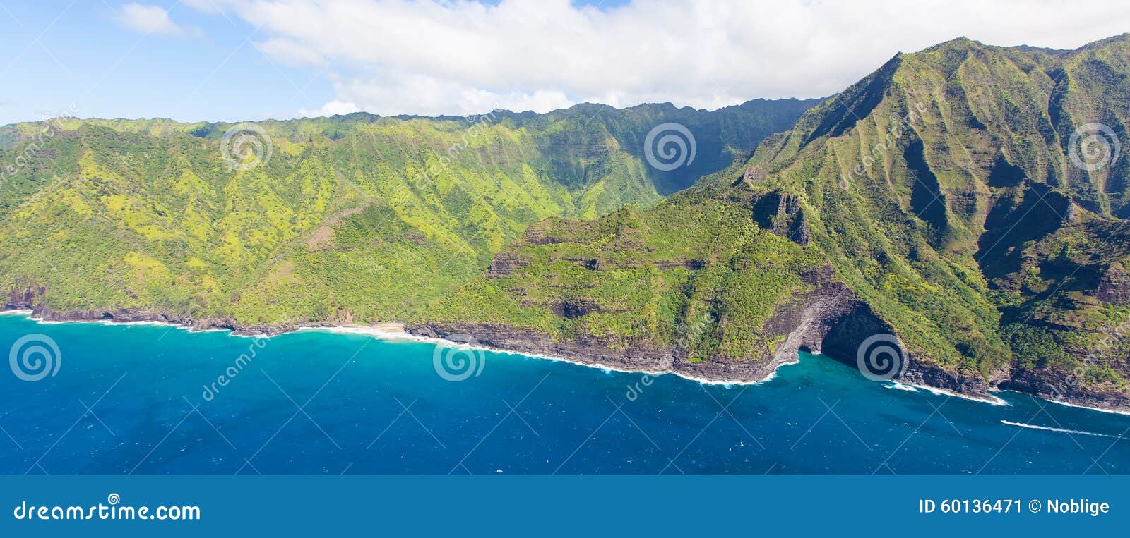 Kauai-Insel stockbild. Bild von hawaii, schroff, blau - 60136471