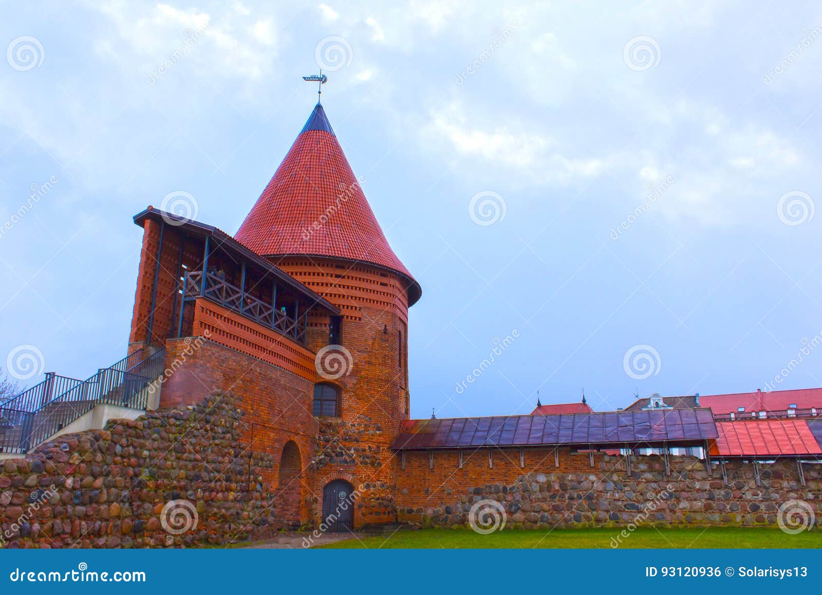 Kaunas Castle, Built during the Mid-14th Century, in the Gothic Style ...