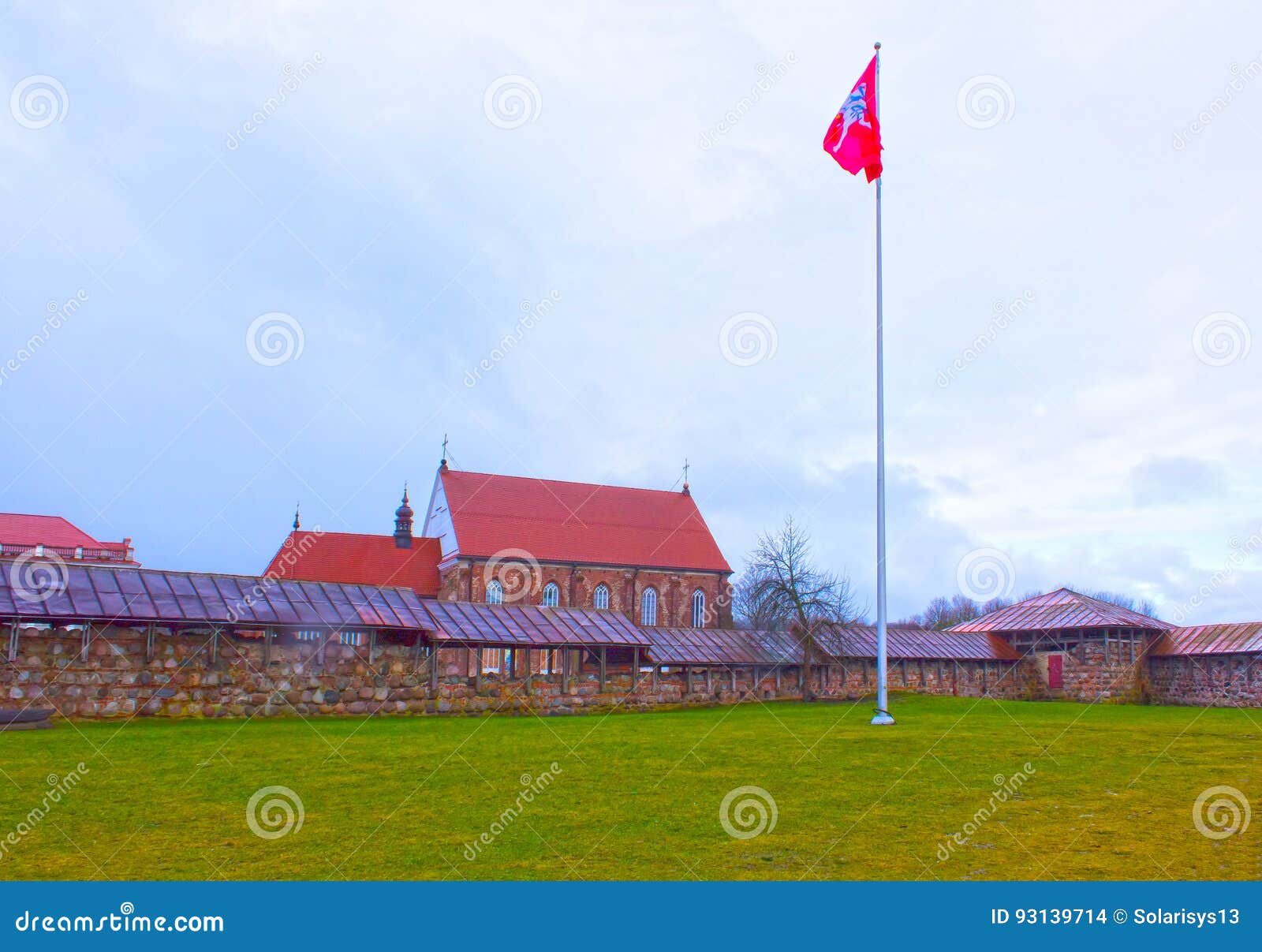 Kaunas Castle, Built during the Mid-14th Century, in the Gothic Style ...