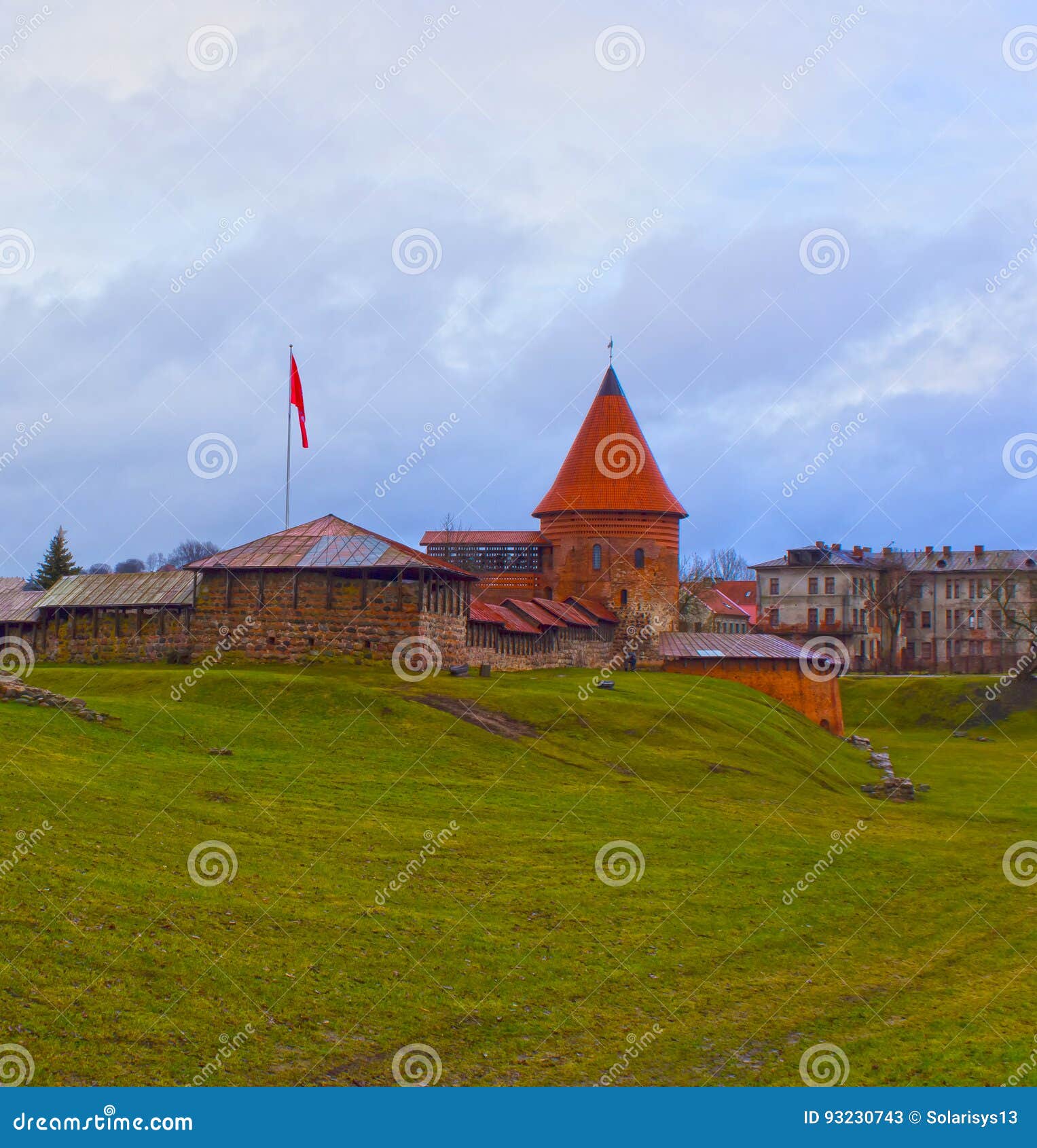 Kaunas Castle, Built during the Mid-14th Century, in the Gothic Style ...