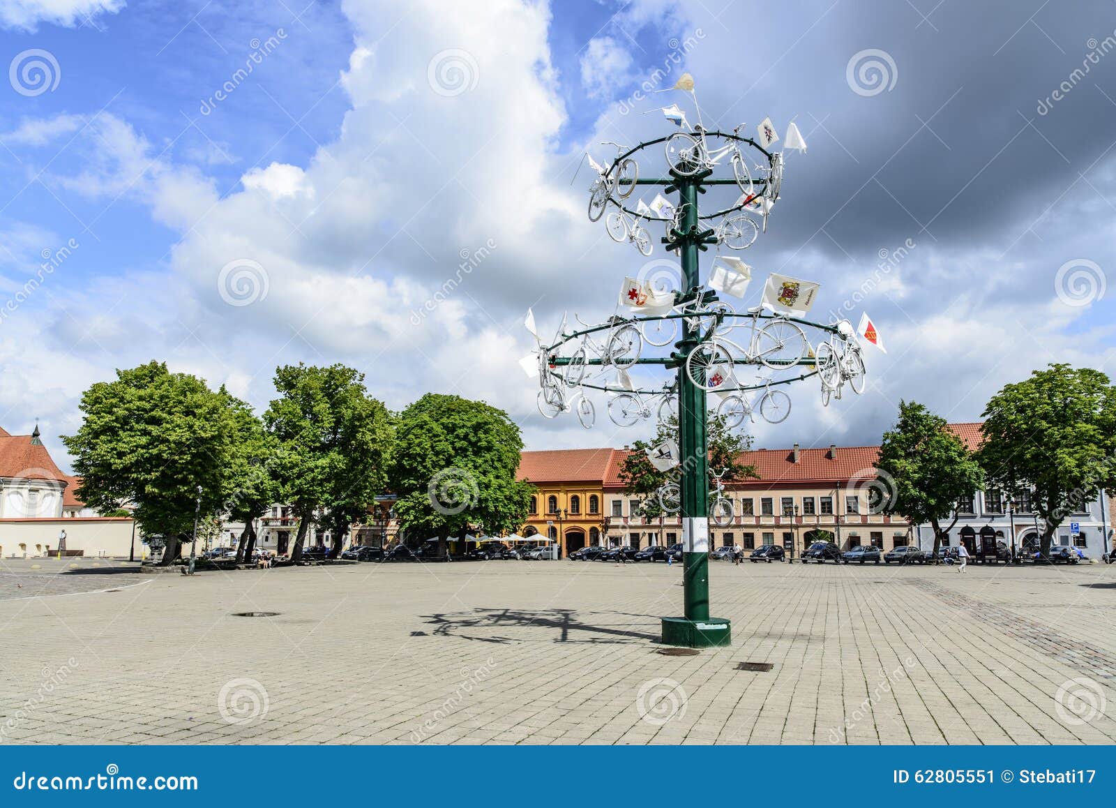 Kaunas, Lithuania, Europe, Town Hall Square Editorial Photo - Image of ...