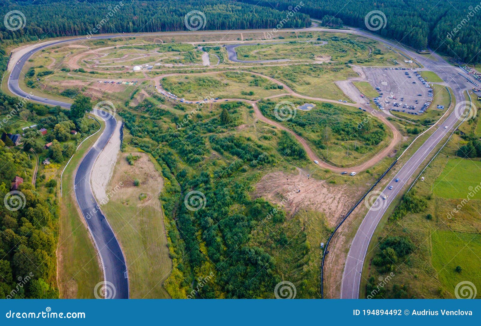 Kaunas Nemunas Ring Race Track in Lithuania Stock Photo - Image of ...