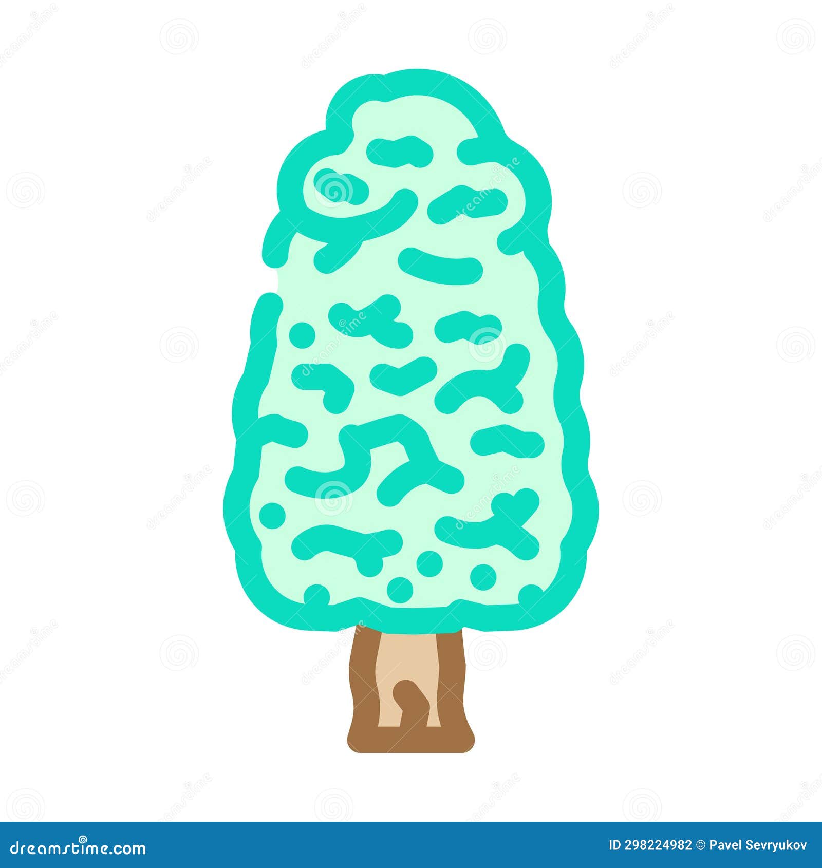 Kauri Tree On A White Background. Generative AI Royalty-Free Stock ...