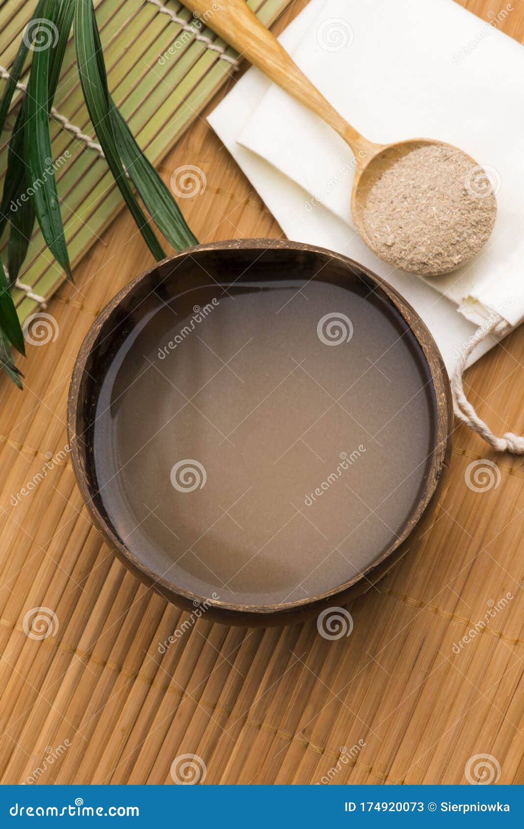 Kava Drink Made from the Roots of the Kava Plant Stock Image - Image of ...
