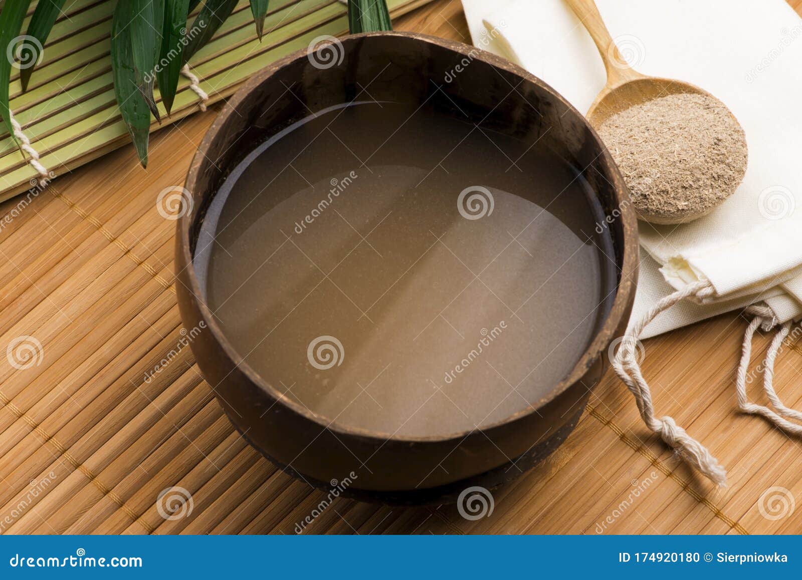 Kava Drink Made from the Roots of the Kava Plant Stock Photo - Image of ...