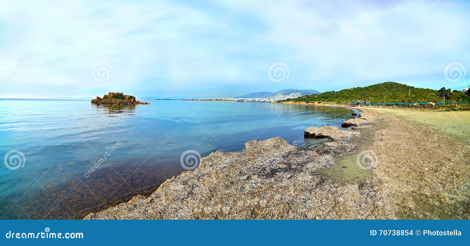 Kavouri Beach in Attica Greece Stock Photo - Image of city, island ...