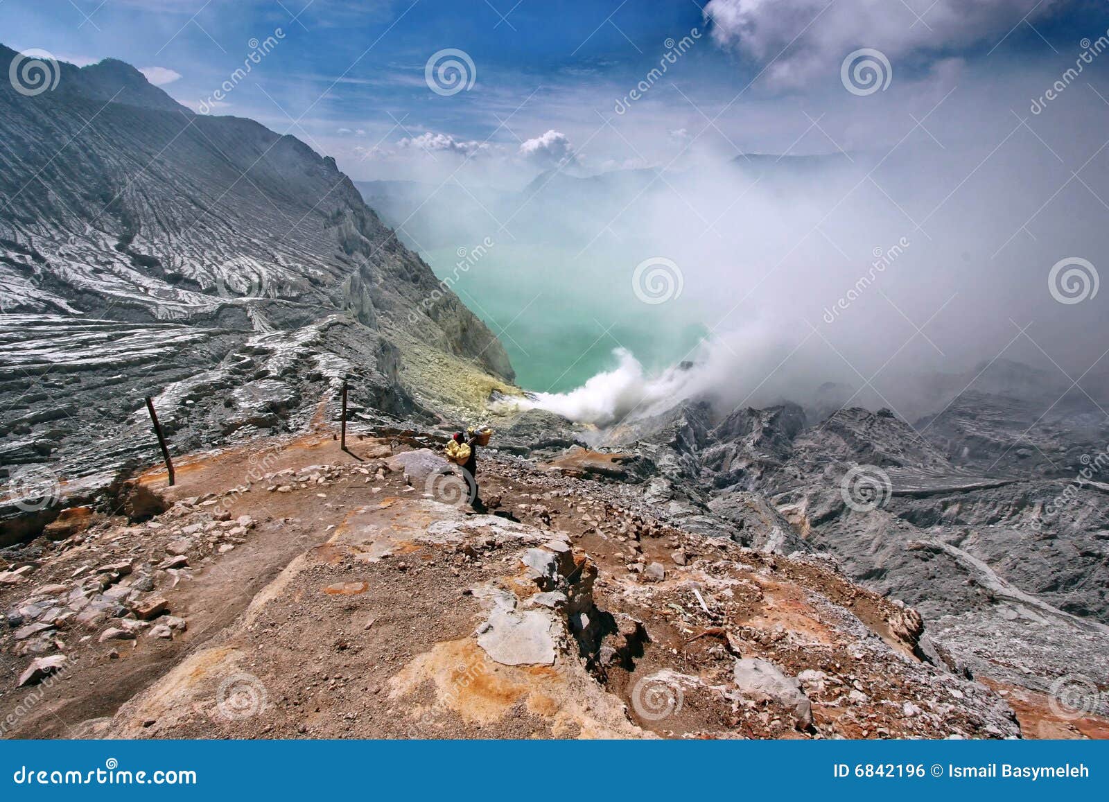Kawah Ijen stock photo. Image of range, color, landscape - 6842196
