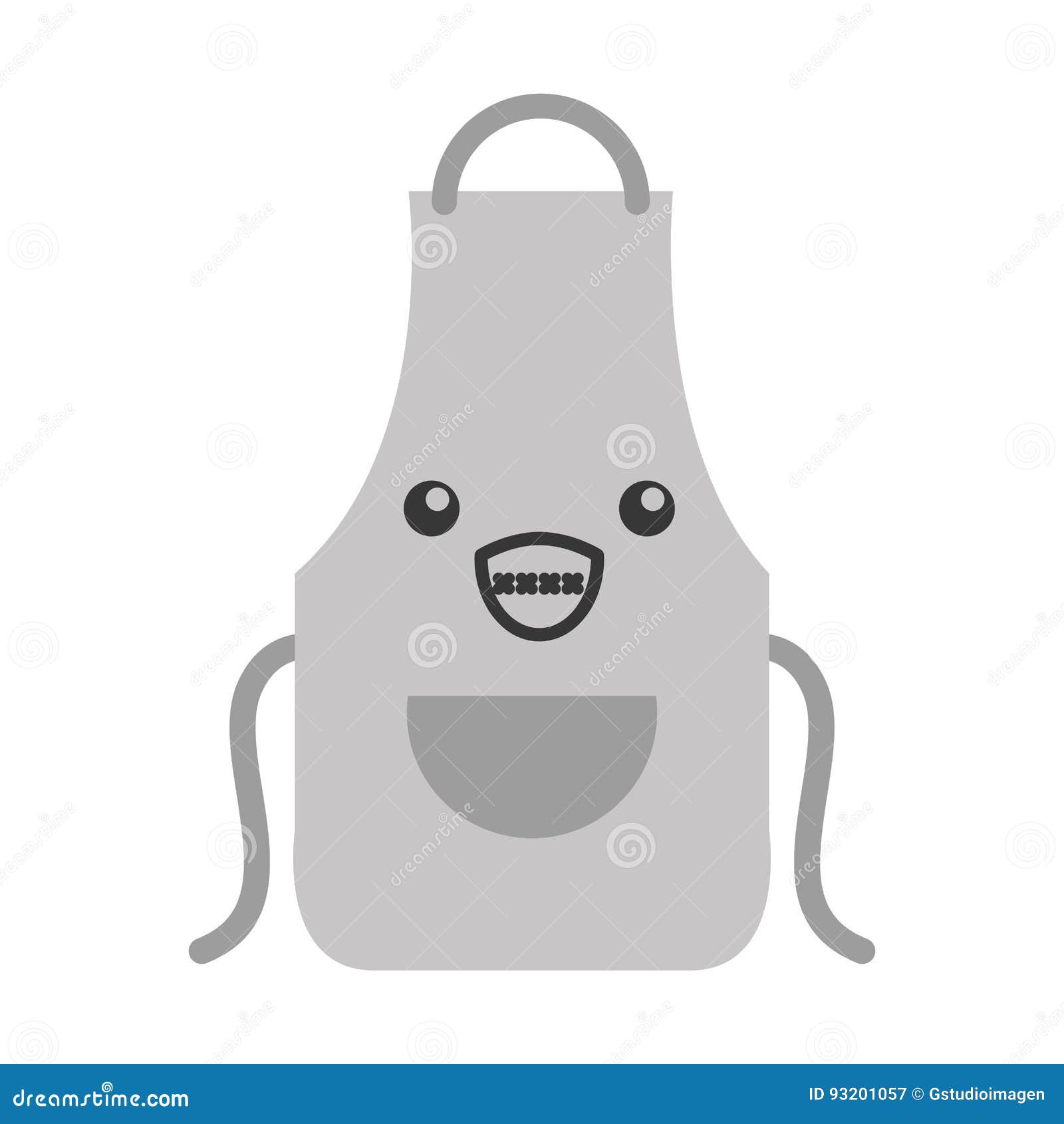 Kawaii Apron Cartoon | CartoonDealer.com #93201057