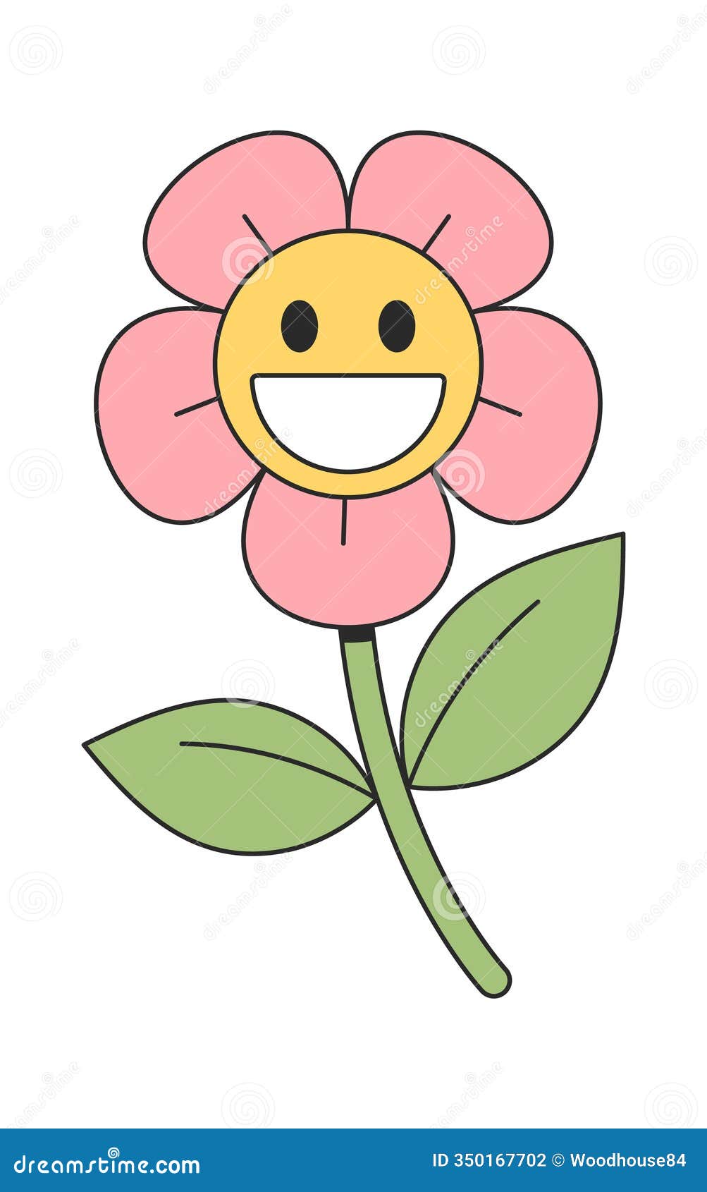 Flower Pot Comic Strip Paint Activity Royalty-Free Cartoon ...