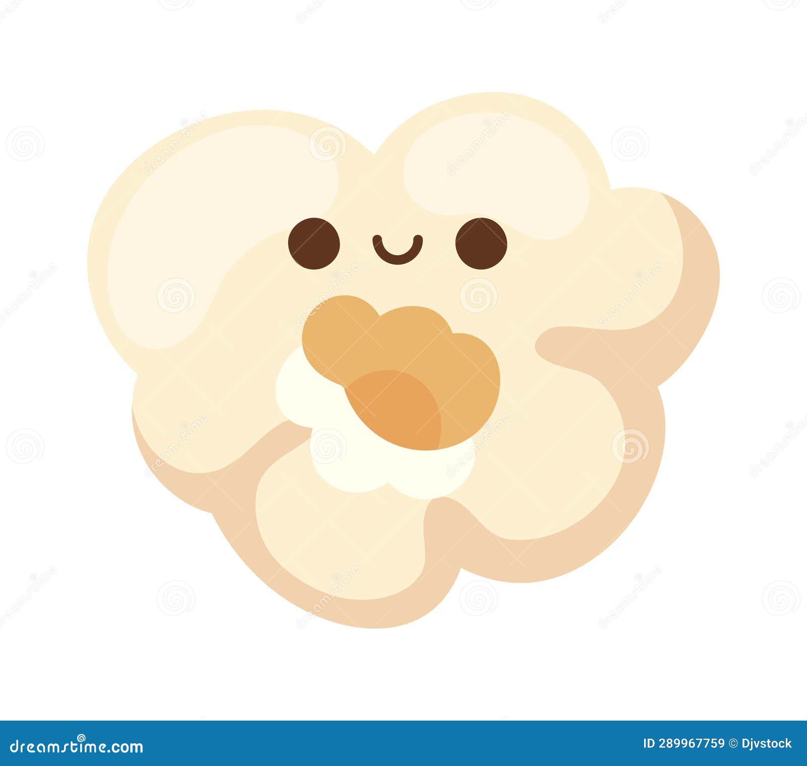 Corn Cute Anime Humanized Smiling Cartoon Vegetable Food Character ...