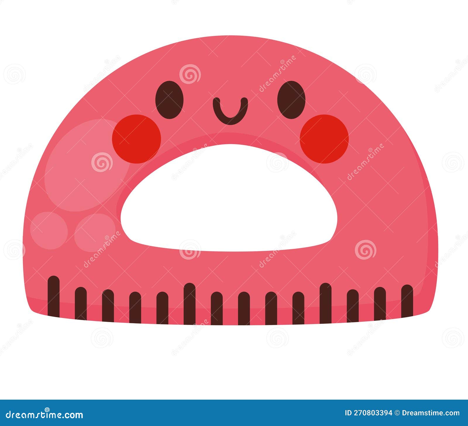 Kawaii ruler illustration stock vector. Illustration of education ...