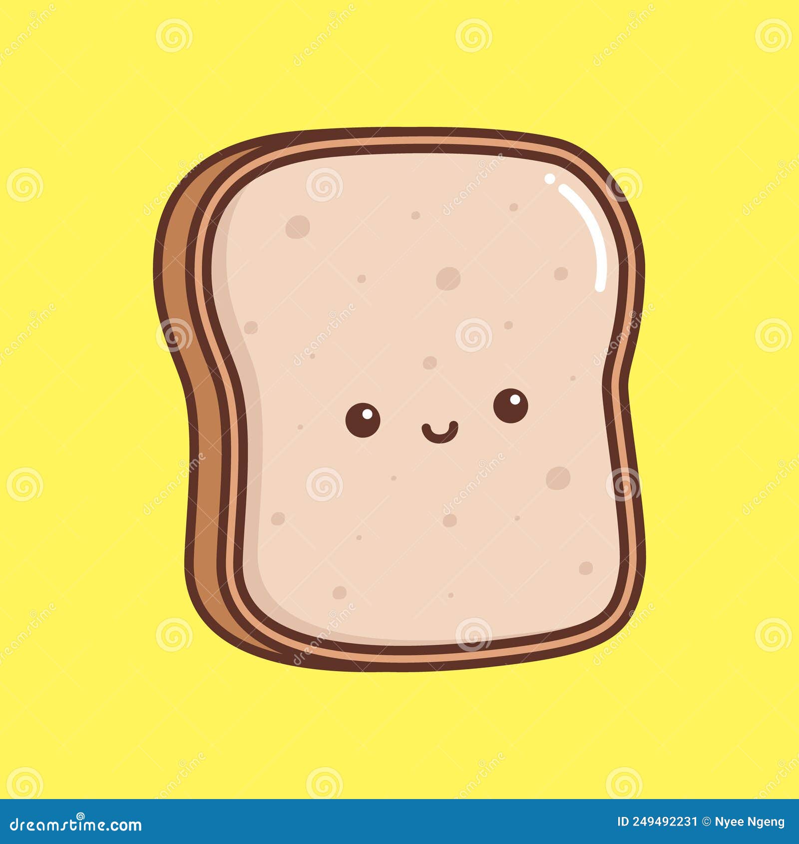 Smile Bread Avatar Icon Set Stock Photography | CartoonDealer.com ...