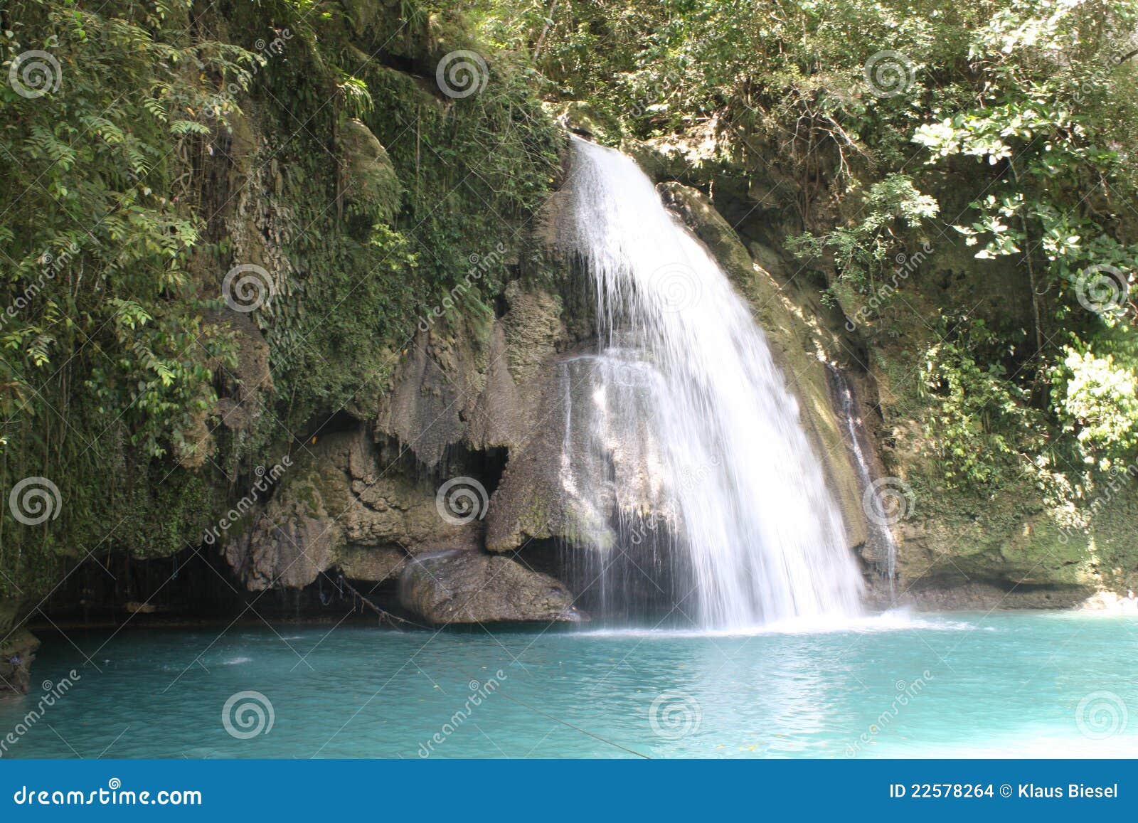 Badian River Near The Kawasan Falls, Cebu, Philippines. Stock Photo ...