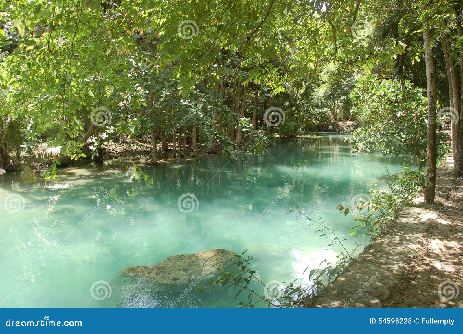 Kawasan River in Cebu, Philippines Stock Photo - Image of moalboal ...