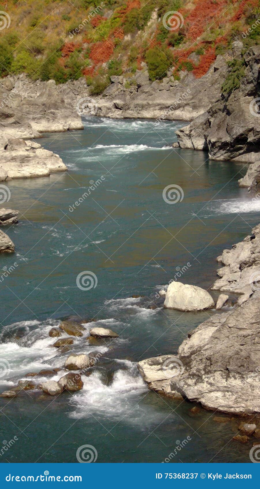 Kawerau River Central Otago Stock Image - Image of clutha, small: 75368237