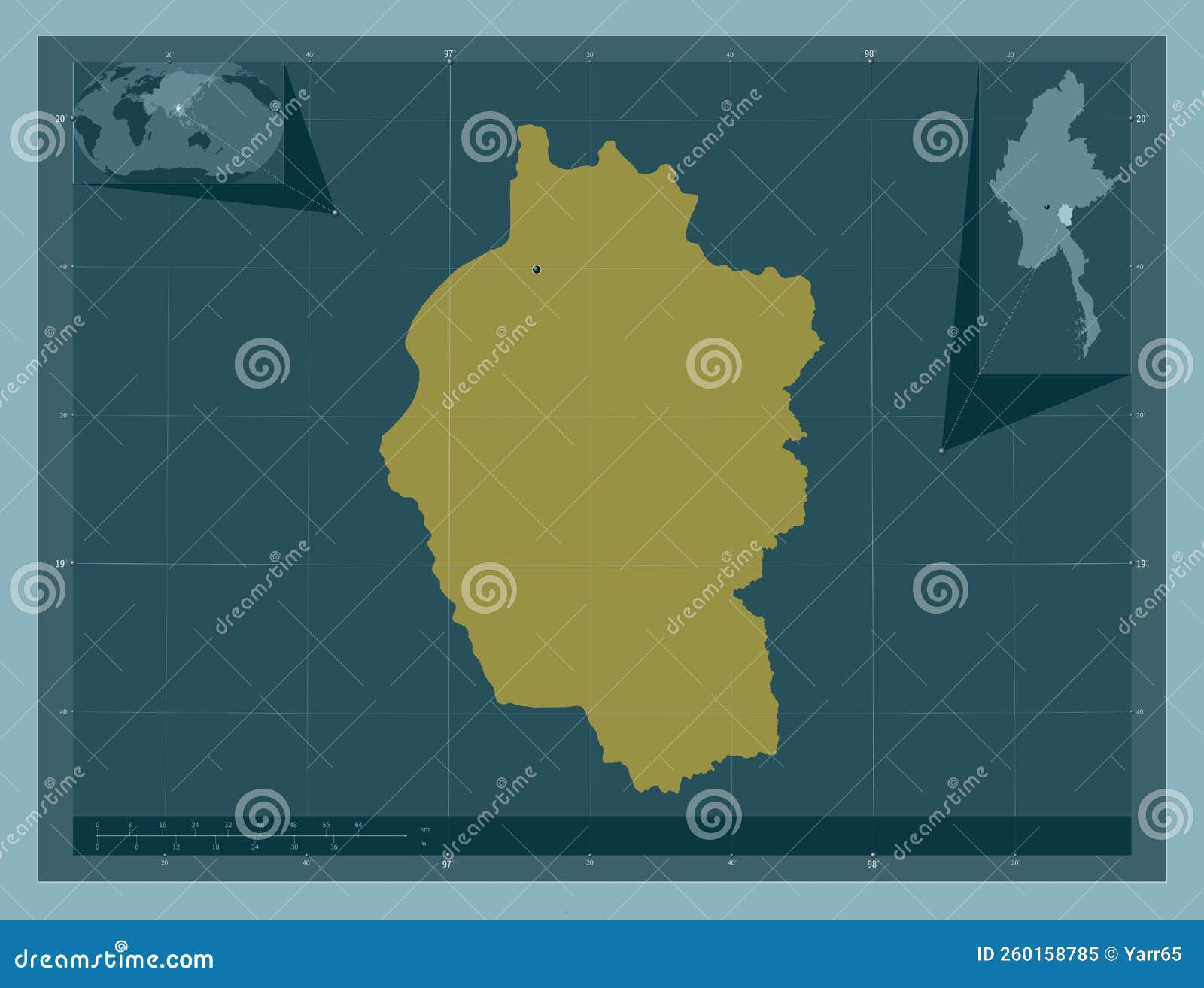 Kayah, Myanmar. Solid. Capital Stock Illustration - Illustration of ...