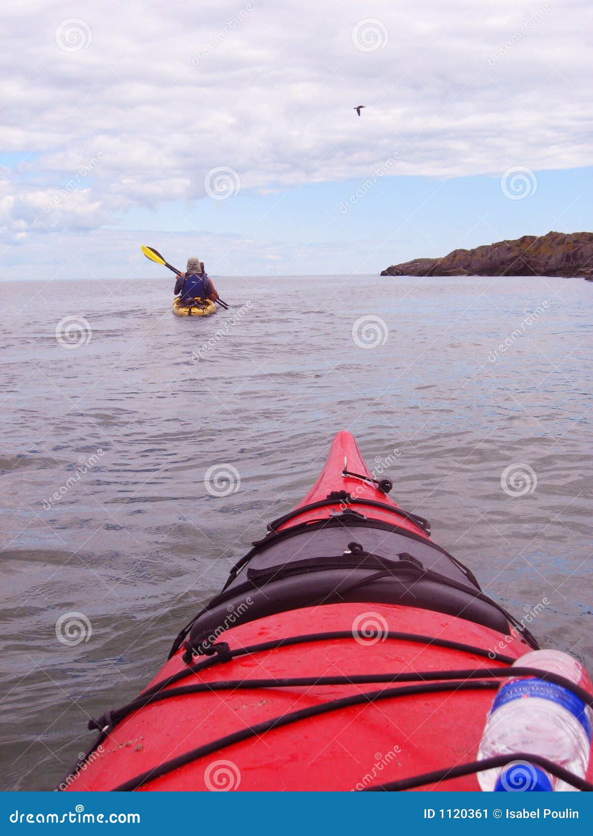 Kayak stock image. Image of paddle, canoe, atlin, calm - 1120361