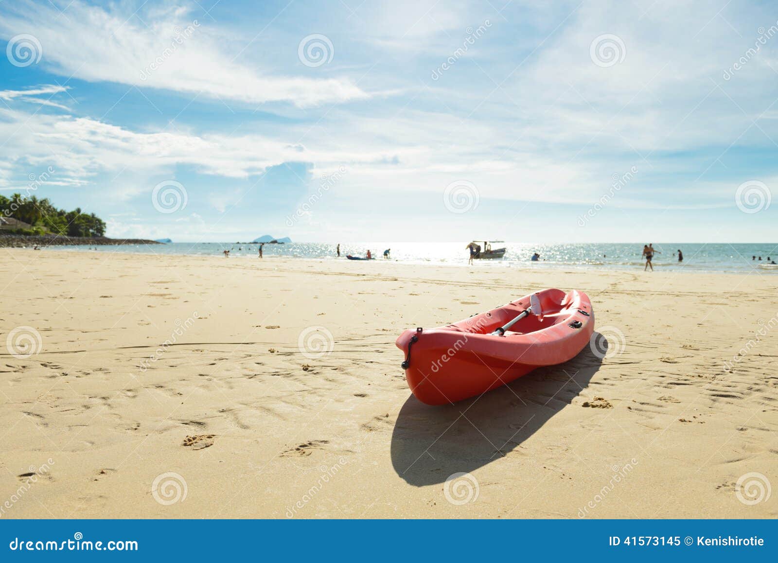 Kayak on beach stock image. Image of equipment, sports - 41573145