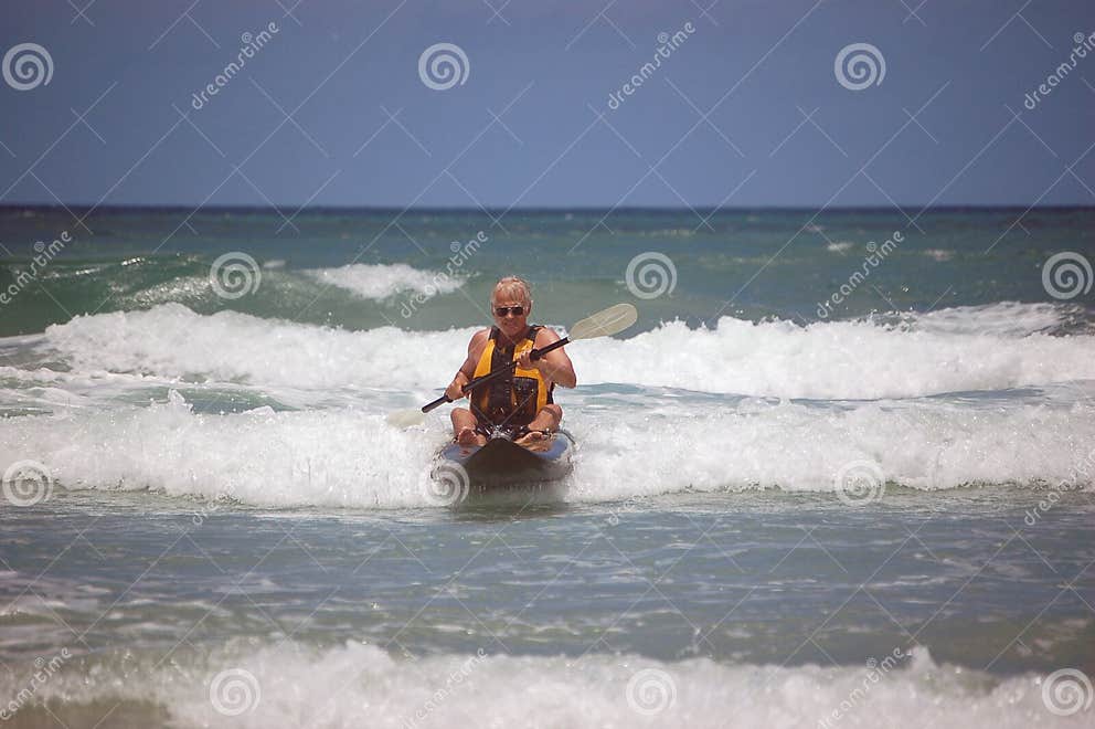 Kayak Chaos in the Surf #72 Stock Photo - Image of paddler, waves: 2857160