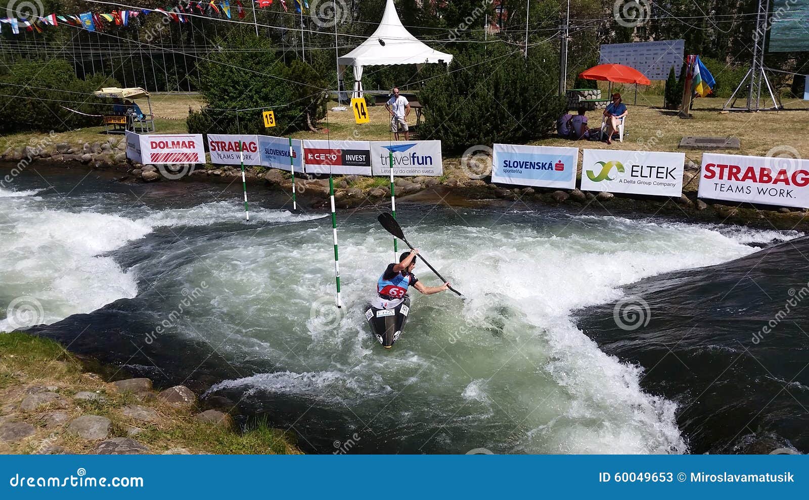 Kayak Competition in Slovakia Editorial Stock Photo - Image of sport ...