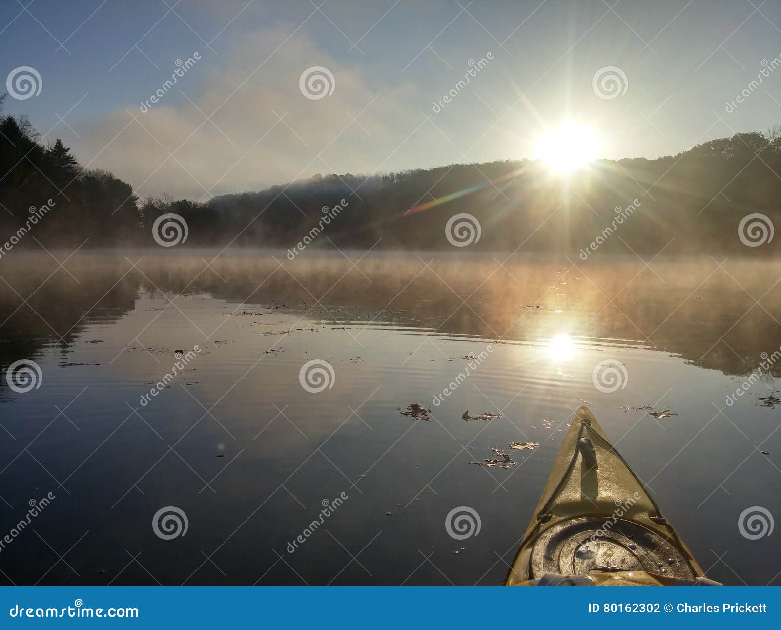 Kayak on the lake stock photo. Image of calm, reflection - 80162302
