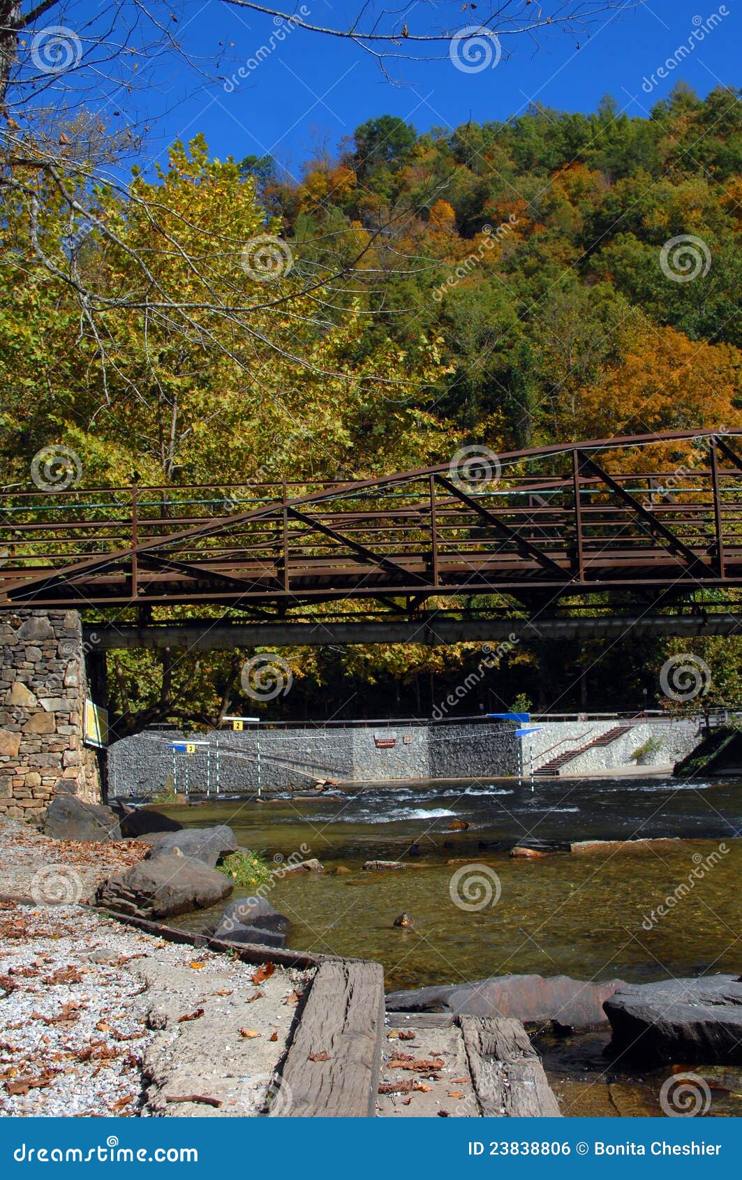 Kayak Obstacle Course stock photo. Image of bridge, practice - 23838806