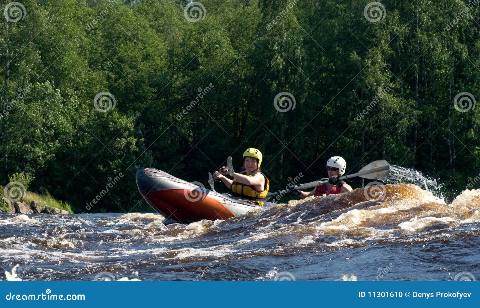 Kayak on river stock photo. Image of male, journey, kayak - 11301610