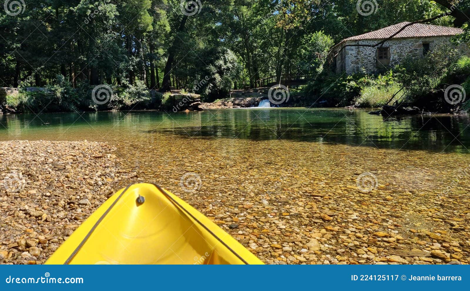 Kayak river nature stock image. Image of lake, canoe - 224125117