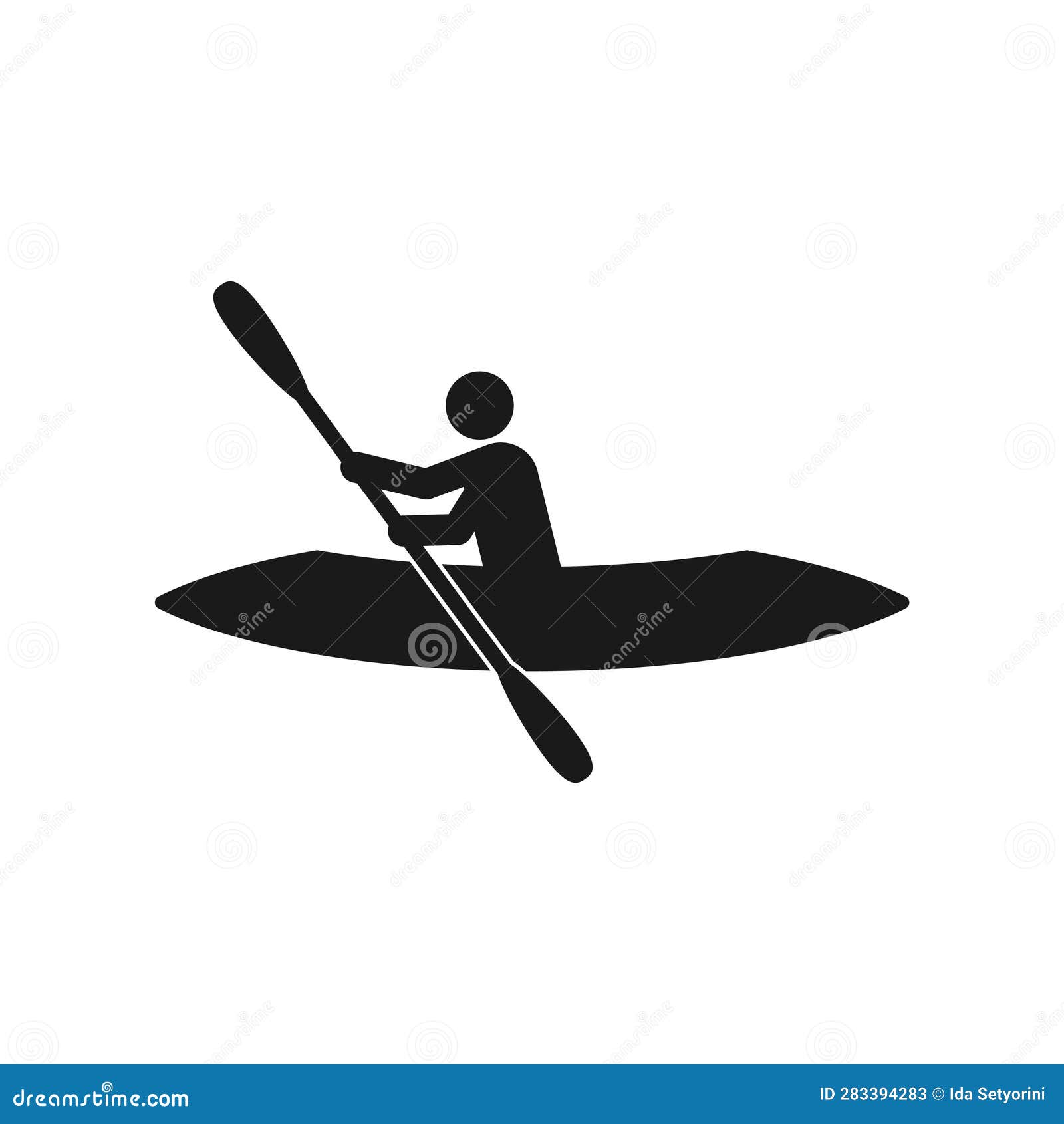 Kayak Sport Icon Vector Illustration Symbol Design Stock Illustration ...
