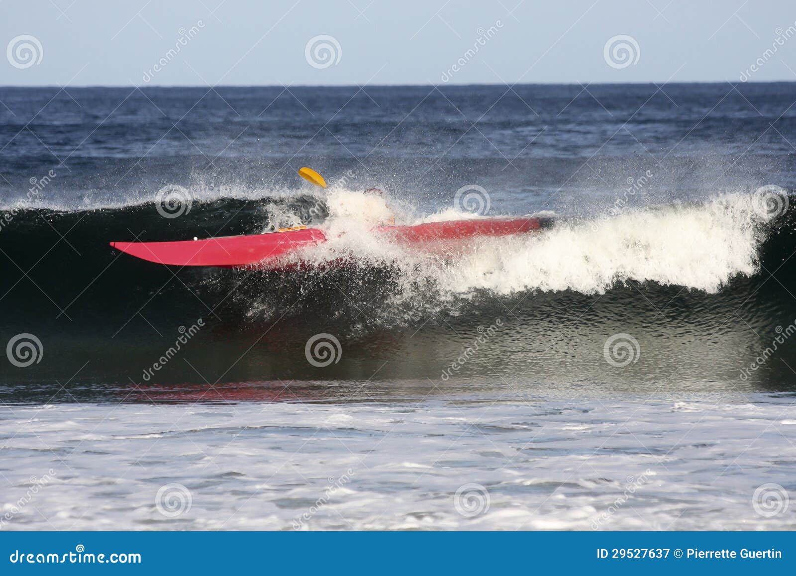Kayak surfing stock image. Image of canada, nature, atlantic - 29527637