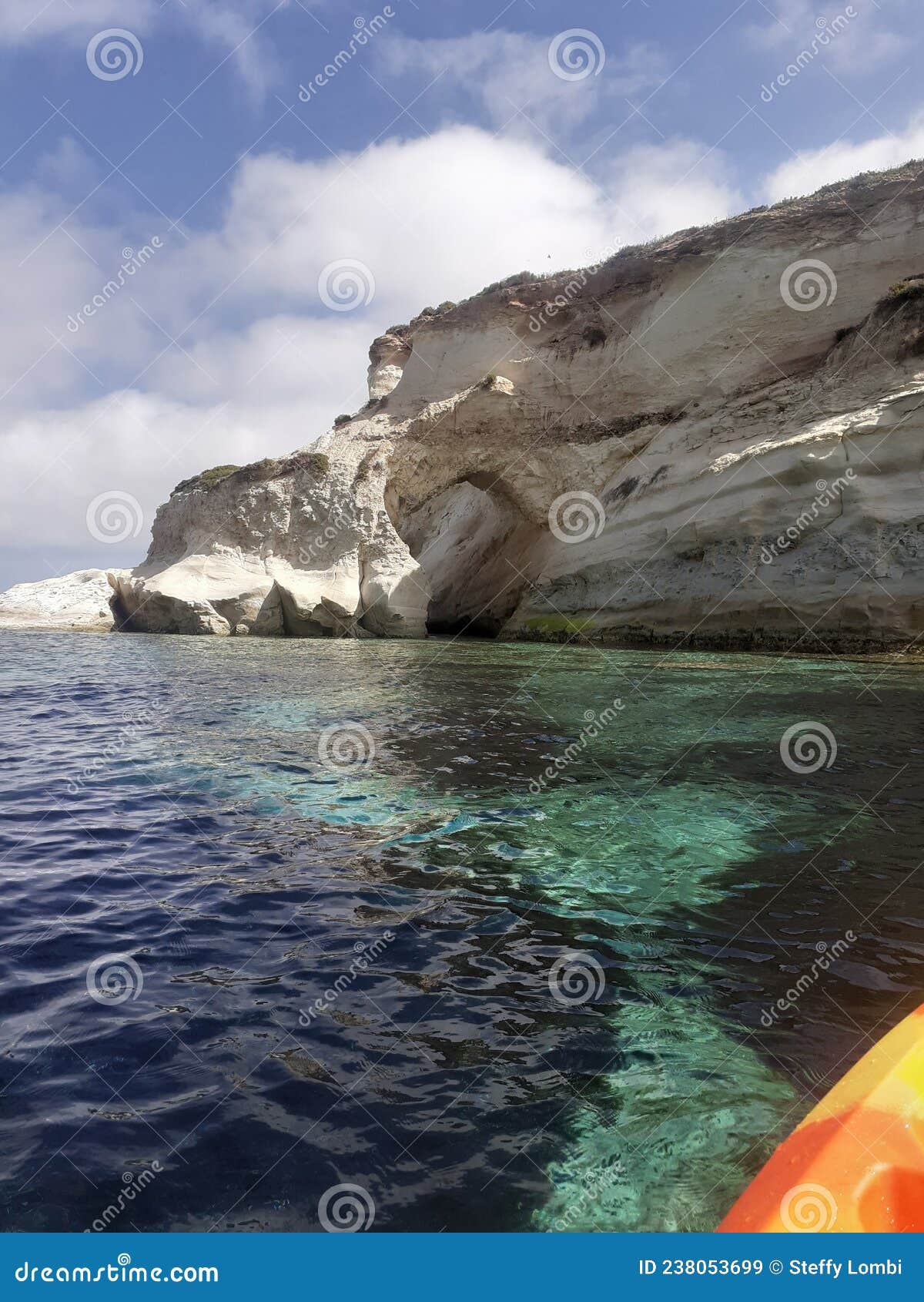 Kayak Views on the Blue Maltese Water Stock Image - Image of views ...