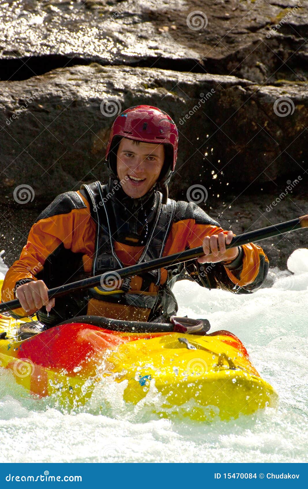 Kayaker stock photo. Image of athlete, person, excitement - 15470084
