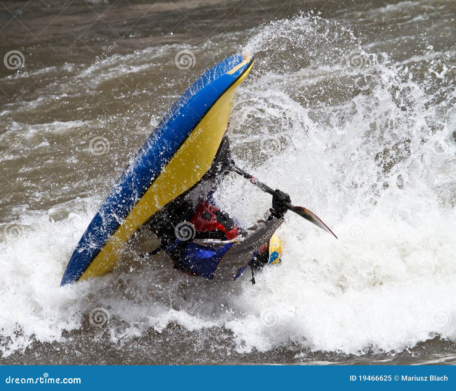 Kayaker stock image. Image of kayaking, action, extreme - 19466625