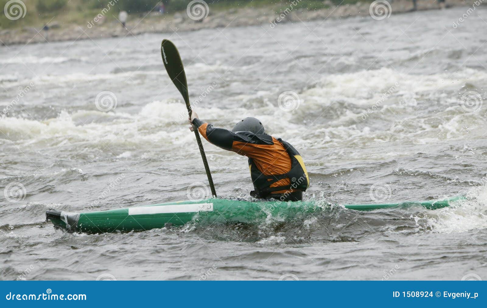 Kayaker 2 stock photo. Image of river, canoeing, relax - 1508924