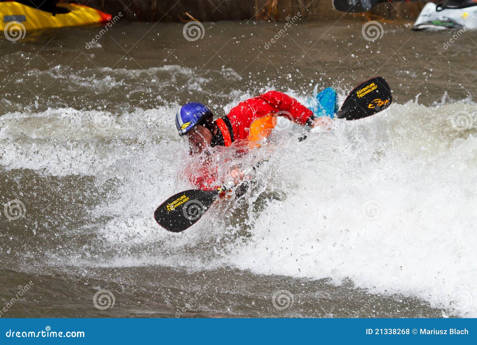 Kayaker editorial stock photo. Image of healthy, paddle - 21338268