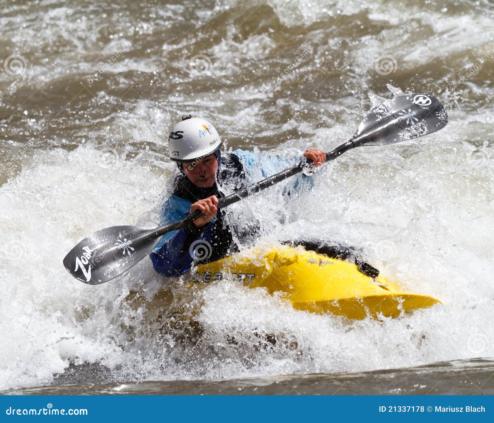 Kayaker competition editorial stock photo. Image of craft - 21337178