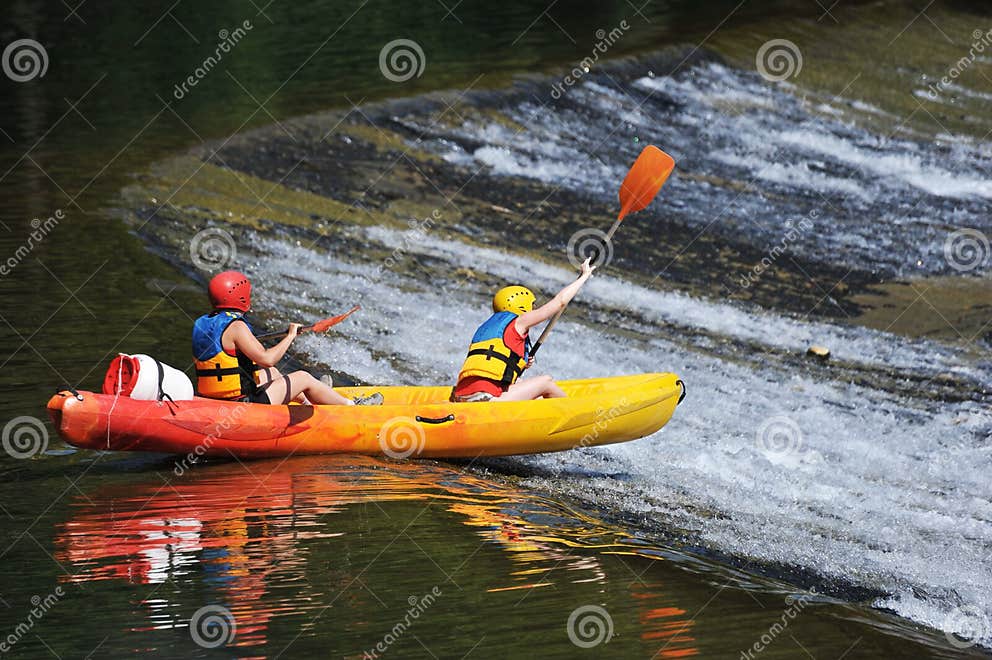 Kayaking stock image. Image of speed, water, nature, kayak - 15272841