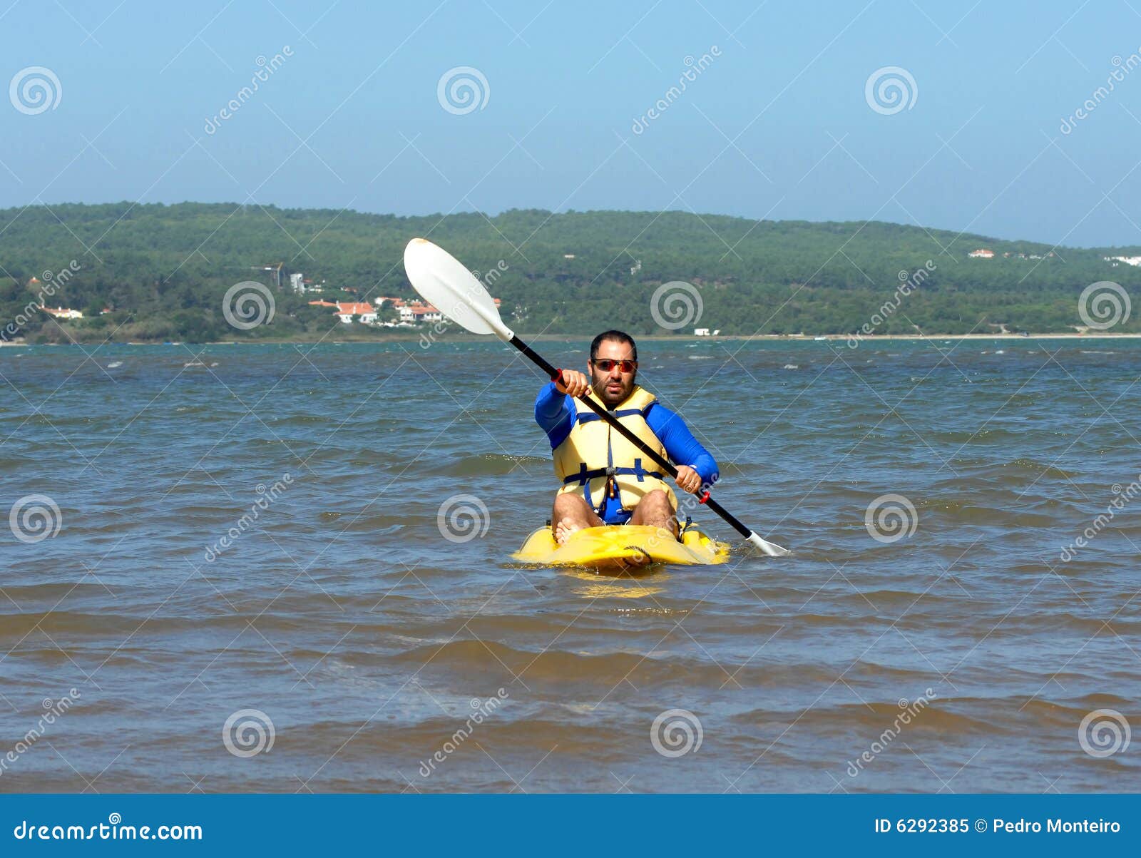 Kayaking stock image. Image of healthy, canoe, ocean, exercise - 6292385