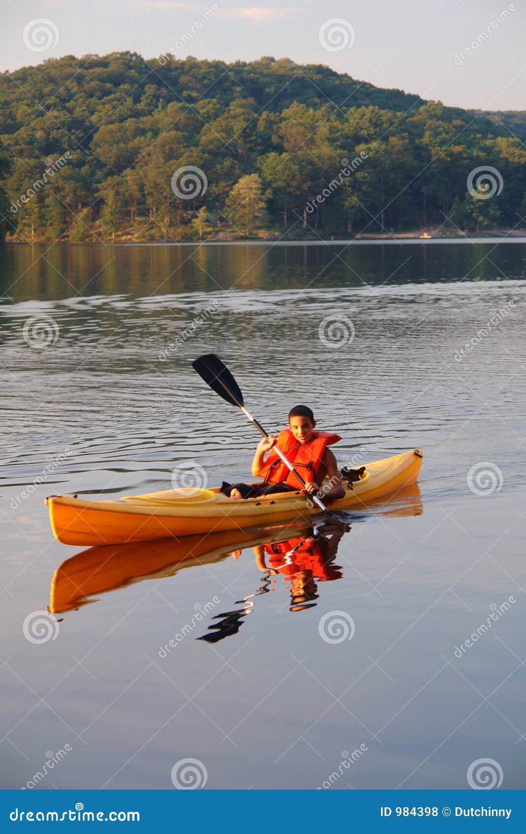 Kayaking stock photo. Image of summertime, nature, kayak - 984398