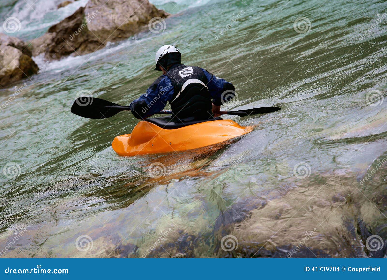 Kayaking stock photo. Image of kayaking, kayak, adventure - 41739704